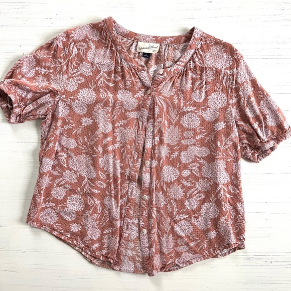 Universal Thread | Tops | Universal Threads Floral Button Blouse | Poshmark
